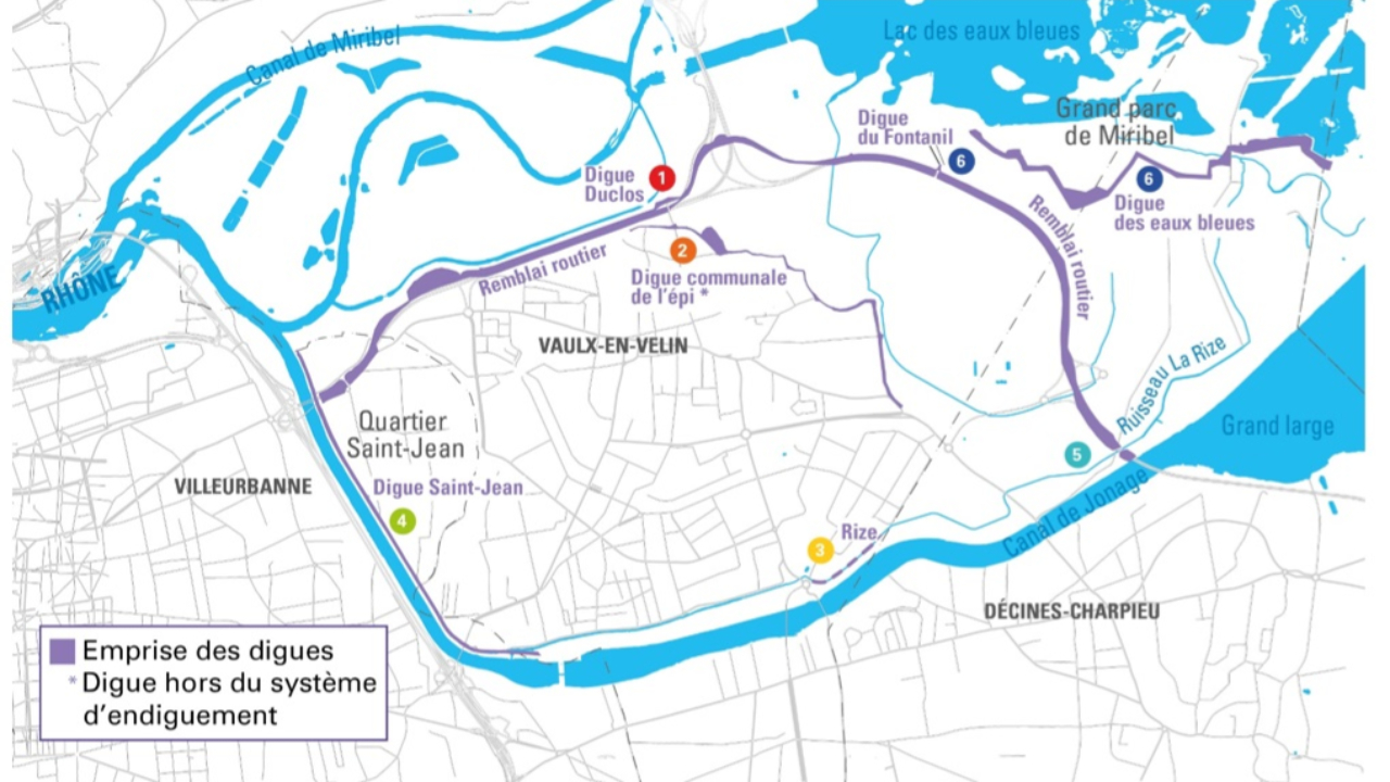 La Métropole de Lyon annonce la remise à niveau de ses digues