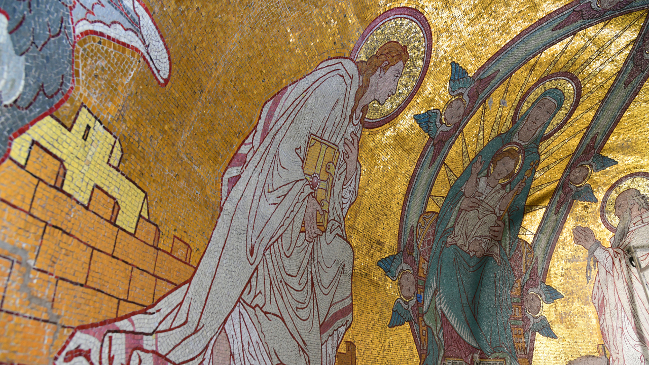 Lyon : la mosaïque de la crypte de Saint-Nizier restaurée