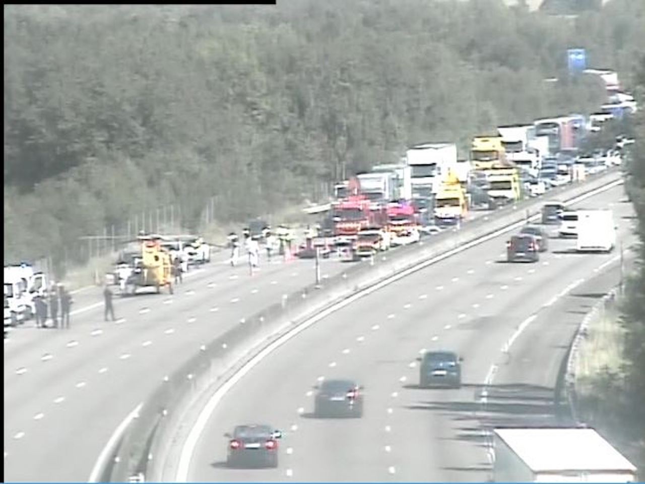 L’A7 coupée entre Lyon et Valence après un grave accident entre une ...