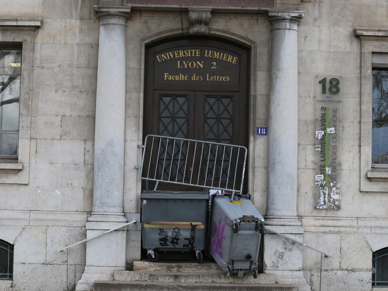 Université Lyon 2 : pas de cours pour le moment